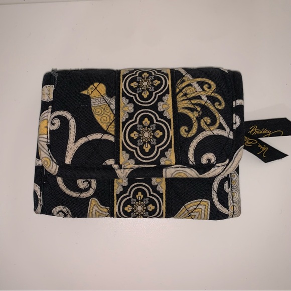 Vera Bradley | Bags | Vera Bradley Quilted Yellow Bird Trifold Wallet | Poshmark